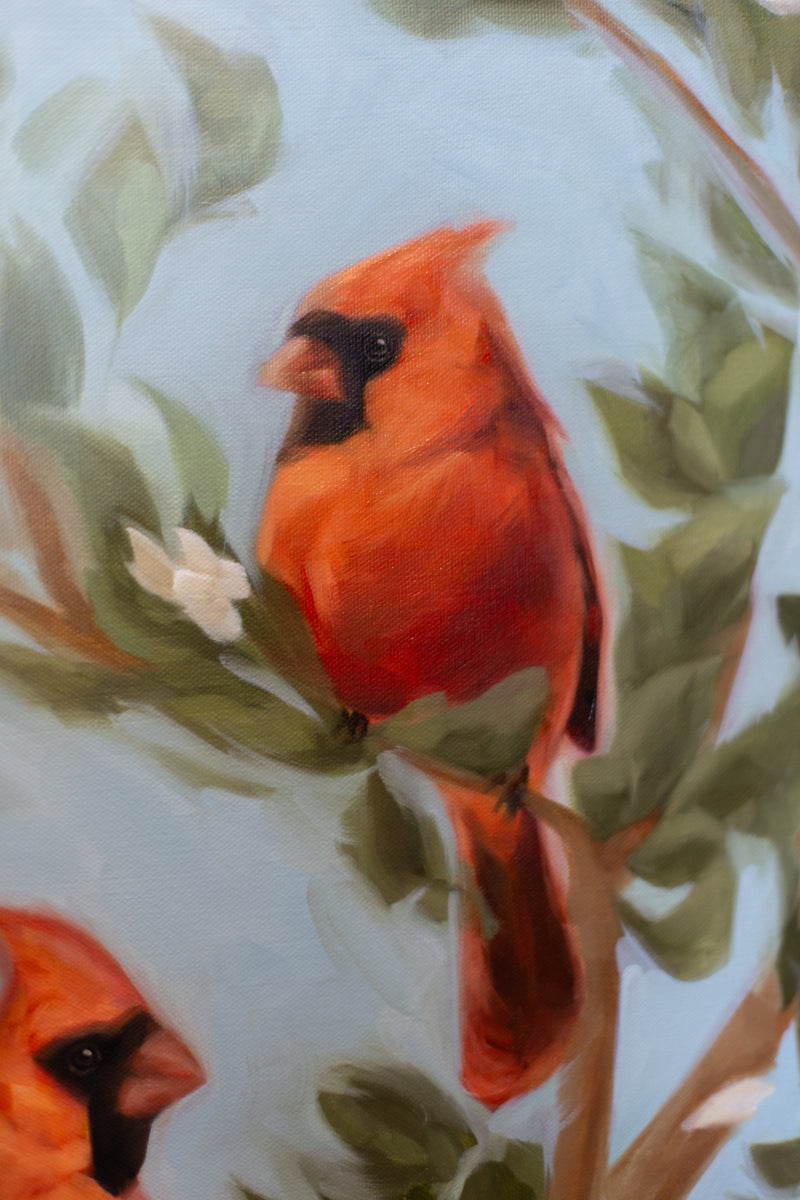 Original Cardinals Painting – Hilboldt Studios LLC